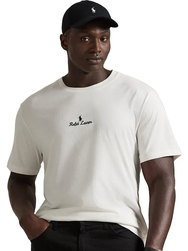 Ralph Lauren Logo Jersey T-shirt - Deckwash White