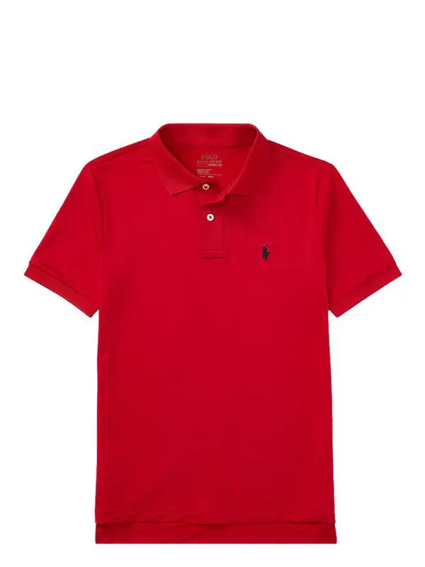 Ralph Lauren Performance Jersey Polo Shirt - Old Glory Red