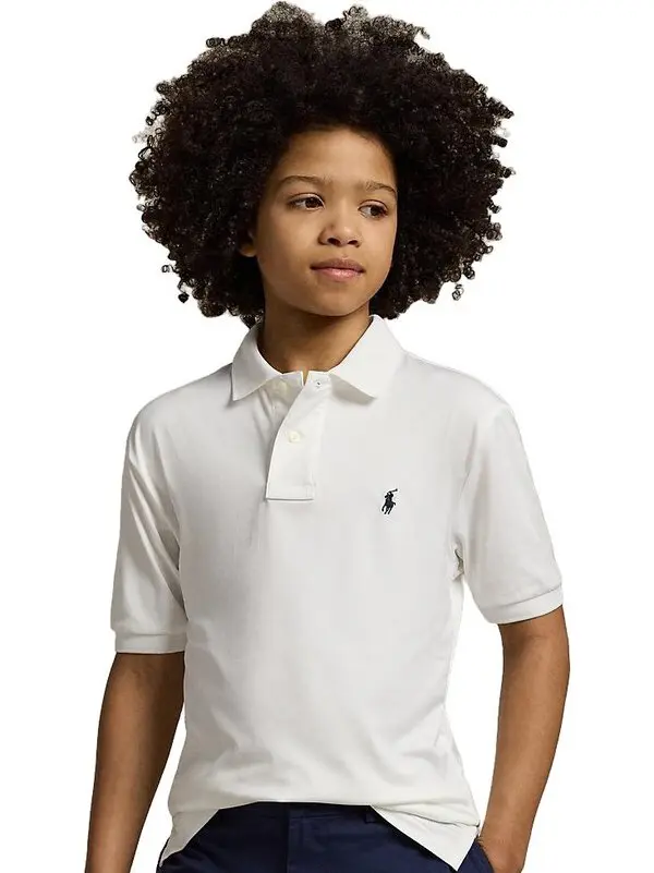 Ralph Lauren Performance Jersey Polo Shirt - White