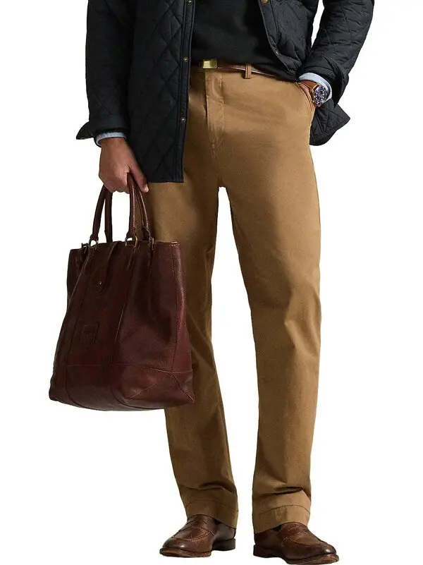 Ralph Lauren Stretch Classic Fit Chino Pant - Rustic Tan