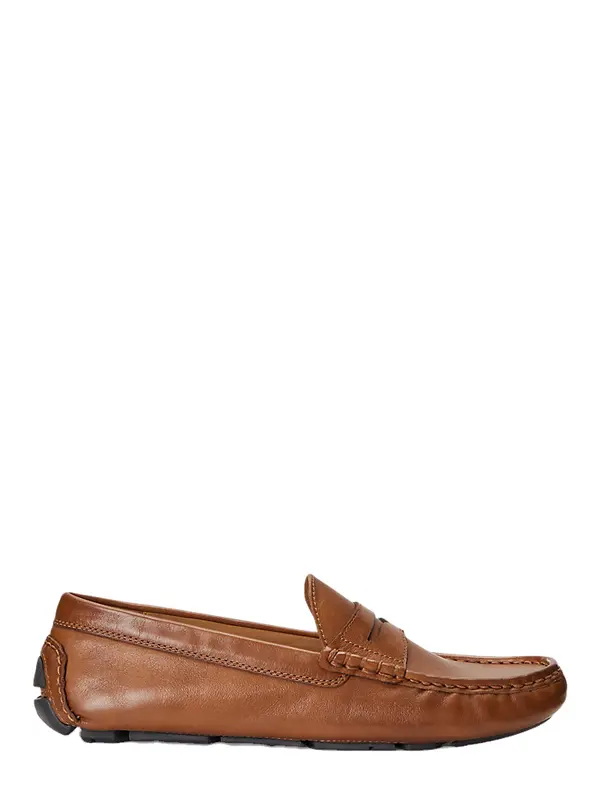 Ralph Lauren Anders Leather Driver - Cognac