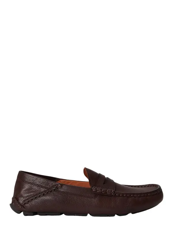 Ralph Lauren Anders Leather Driver - Dark Brown