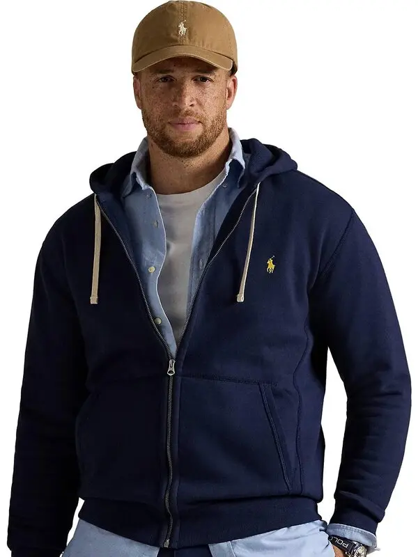 Ralph Lauren Relaxed Fleece Hoodie - Cruise Navy
