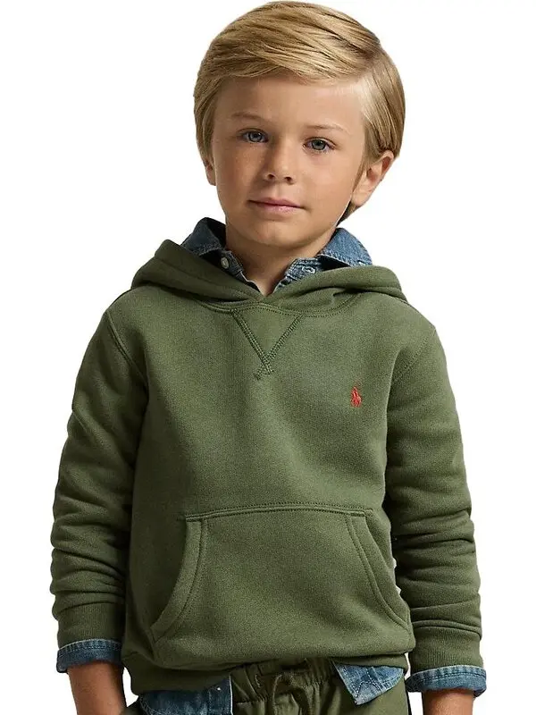 Ralph Lauren Fleece Hoodie - Mint Olive