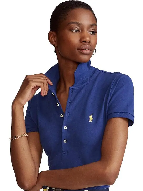 Ralph Lauren Slim Fit Stretch Polo Shirt - Fall Royal