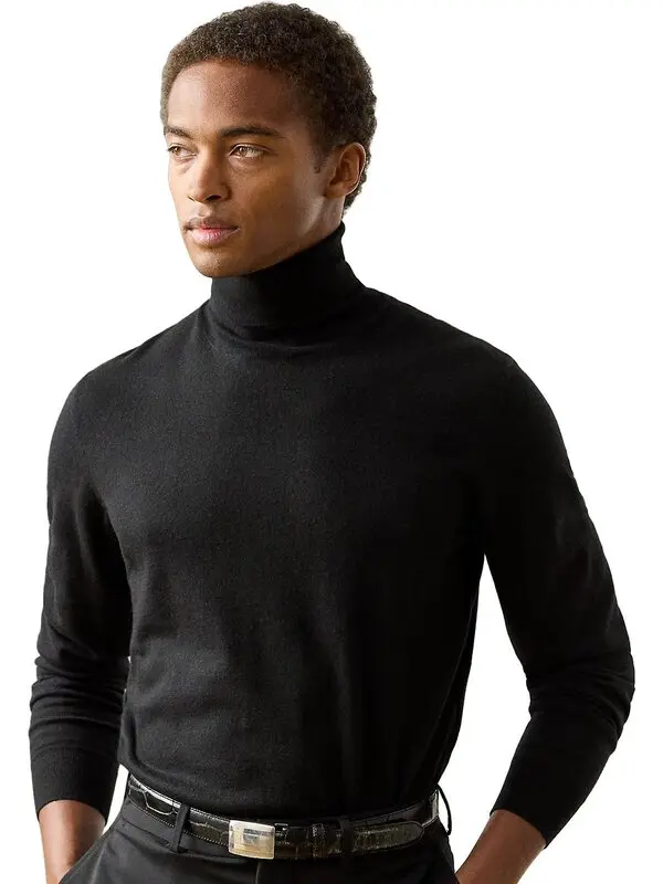 Ralph Lauren Cashmere Turtleneck Sweater - Classic Black