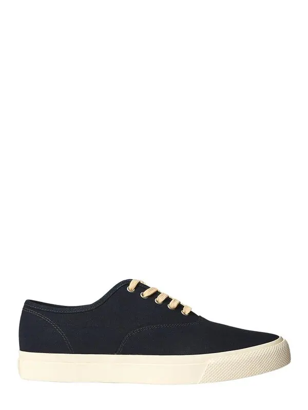 Ralph Lauren Canvas Lace Up Sneaker - Indigo