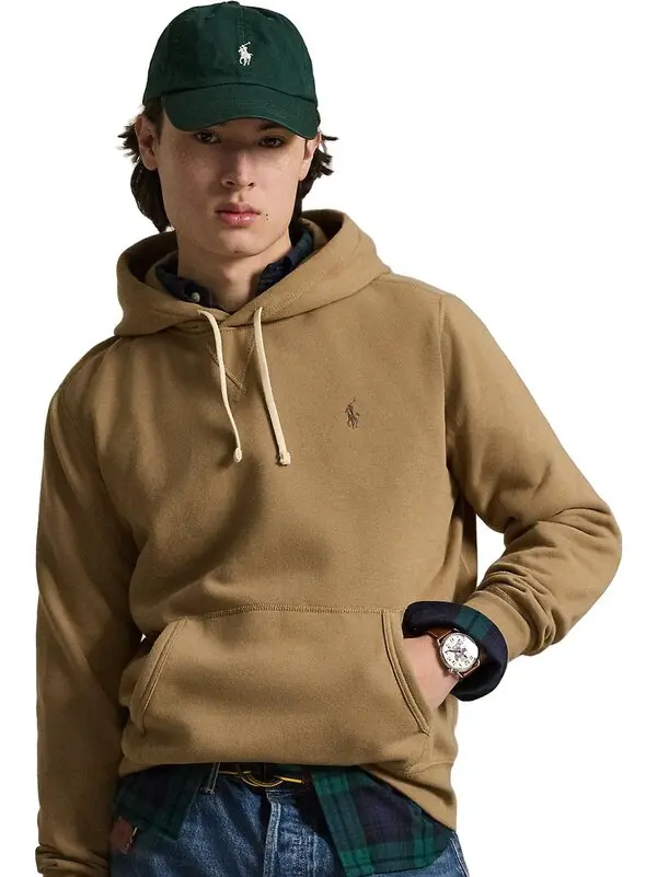 Ralph Lauren Rl Fleece Hoodie - New Tan