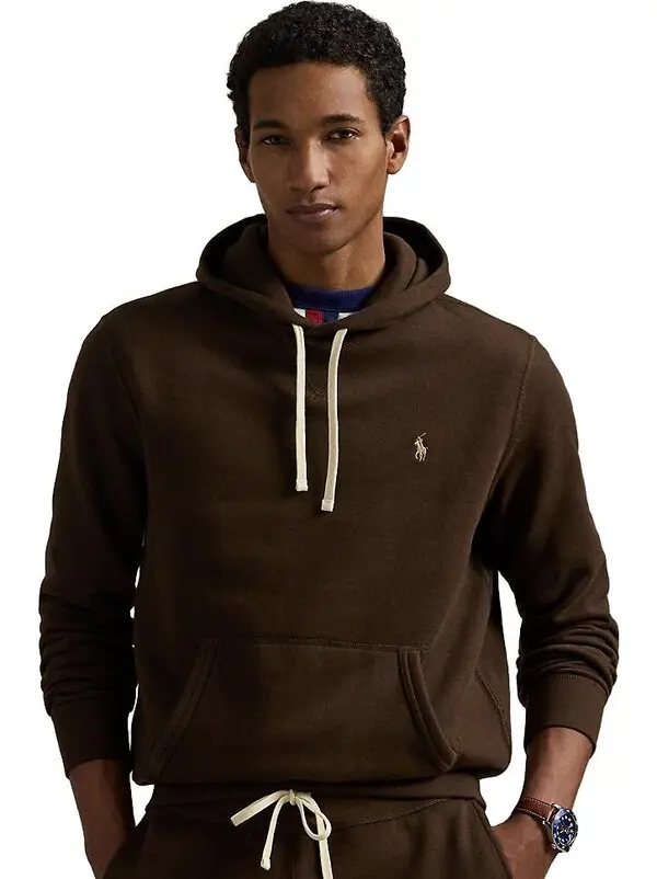 Ralph Lauren Rl Fleece Hoodie - Nutmeg Brown