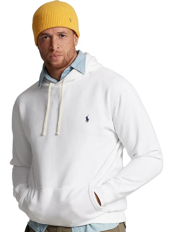 Ralph Lauren Rl Fleece Hoodie - White