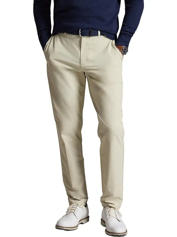 Ralph Lauren Tailored Fit Performance Pant - Basic Sand