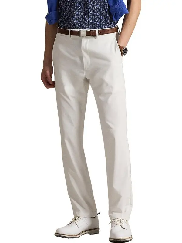 Ralph Lauren Tailored Fit Performance Pant - Ceramic White