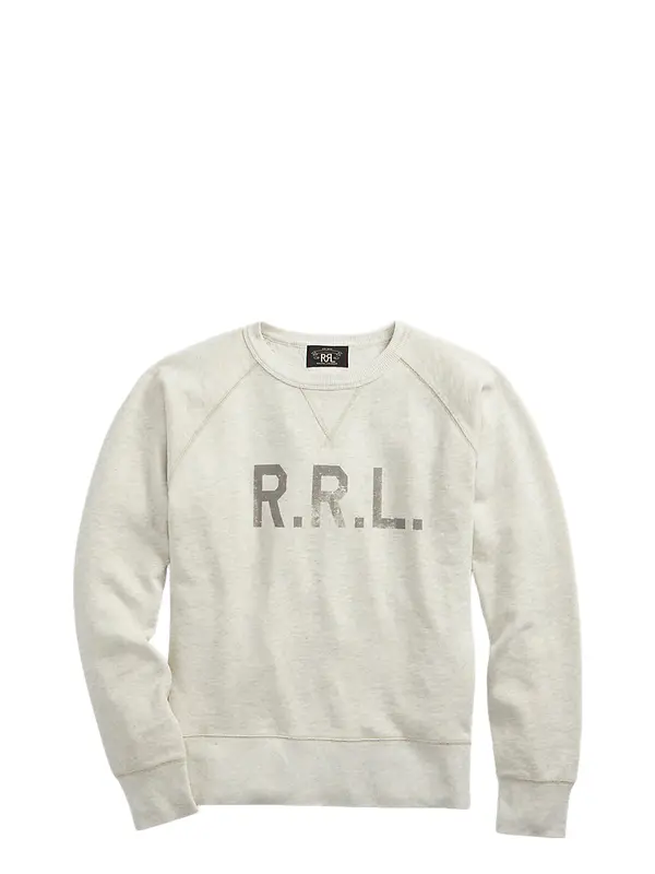 Ralph Lauren Logo Fleece Sweatshirt - Oatmeal Heather