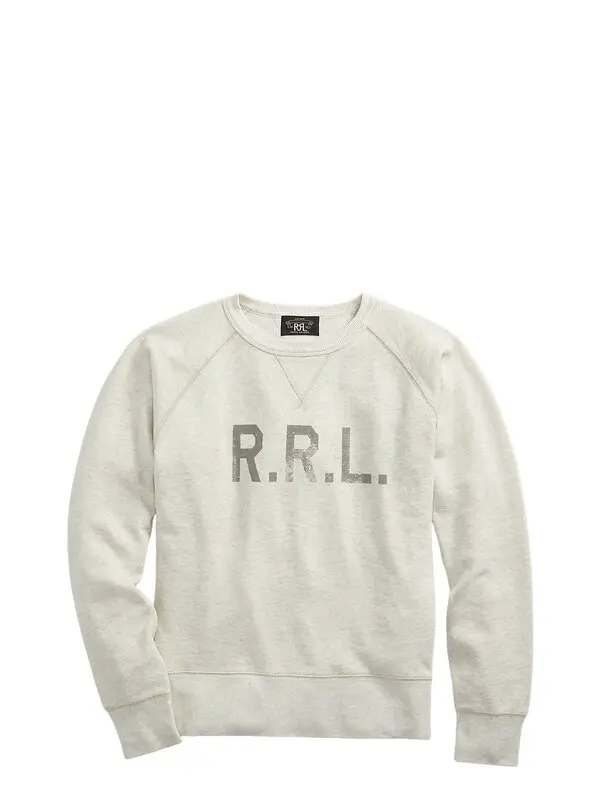Ralph Lauren Logo Fleece Sweatshirt - Oatmeal Heather