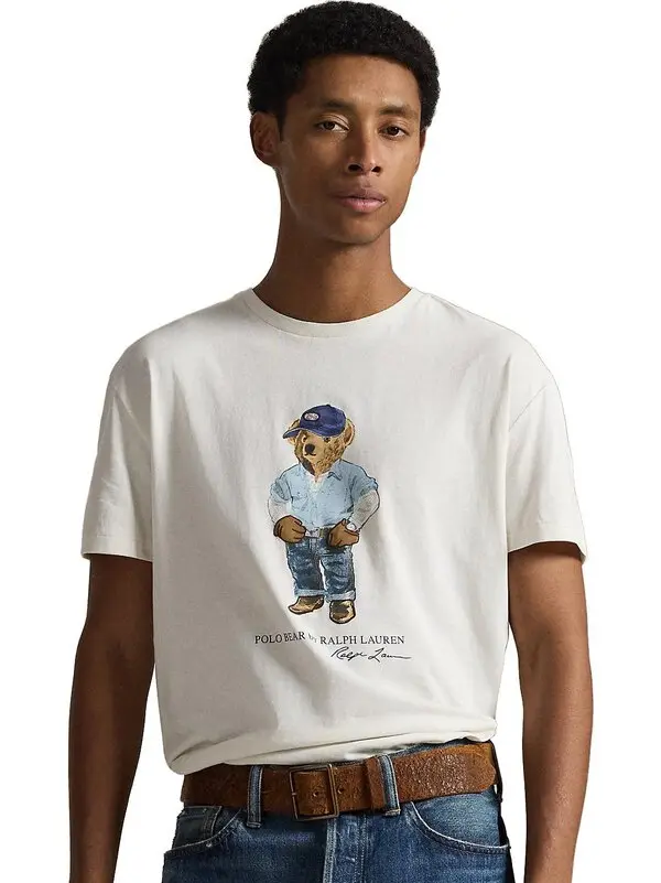 Ralph Lauren Classic Fit Polo Bear Jersey T-shirt - Nevis Denim Bear