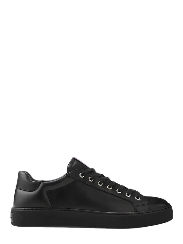 Ralph Lauren Severn Calfskin Sneaker - Black