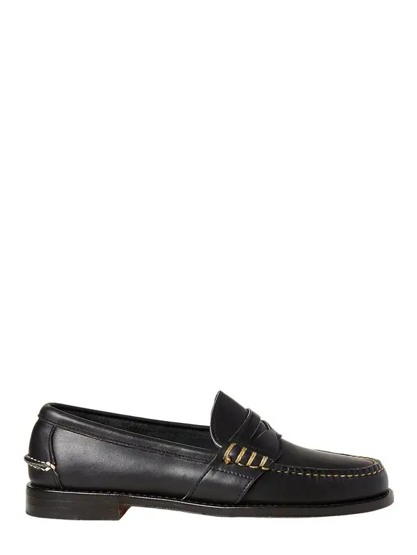 Ralph Lauren Edric Leather Penny Loafer - Black