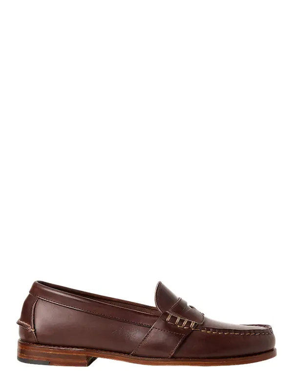Ralph Lauren Edric Leather Penny Loafer - Brown