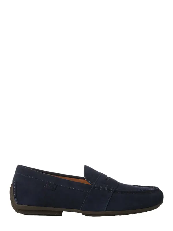 Ralph Lauren Reynold Suede Driver Loafer - Navy