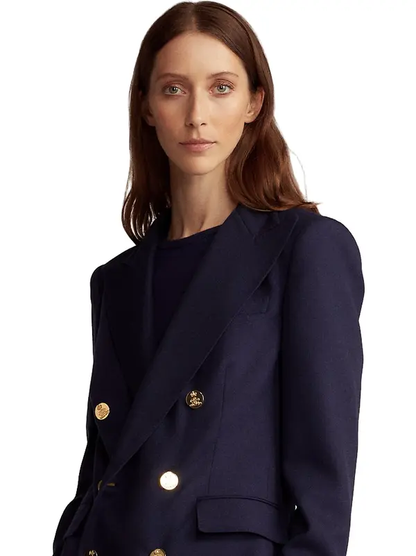 Ralph Lauren Camden Cashmere Jacket - Navy