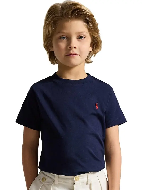 Ralph Lauren Cotton Jersey Crewneck Tee - Cruise Navy