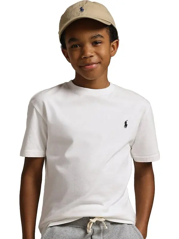 Ralph Lauren Cotton Jersey Crewneck Tee - White