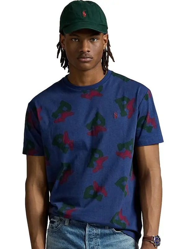 Ralph Lauren Classic Fit P-wing Jersey T-shirt - Navy P-wing