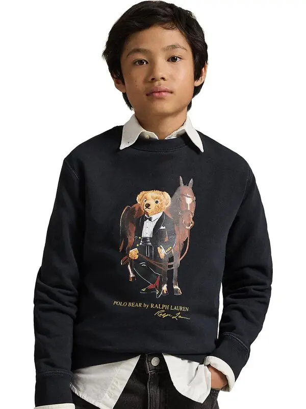 Ralph Lauren Polo Bear Fleece Sweatshirt - Polo Black