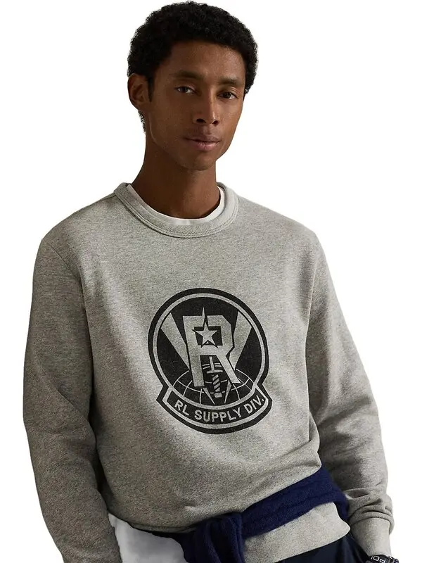 Ralph Lauren Fleece Graphic Sweatshirt - Loft Heather