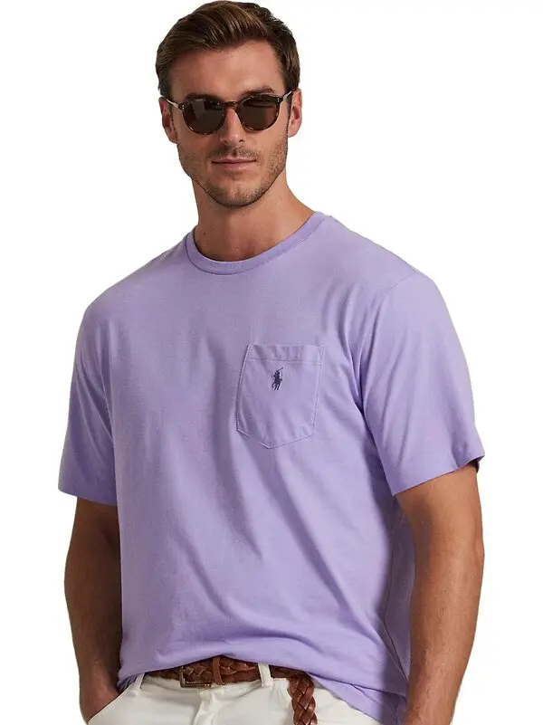 Ralph Lauren Jersey Pocket T-shirt - Sky Lavender