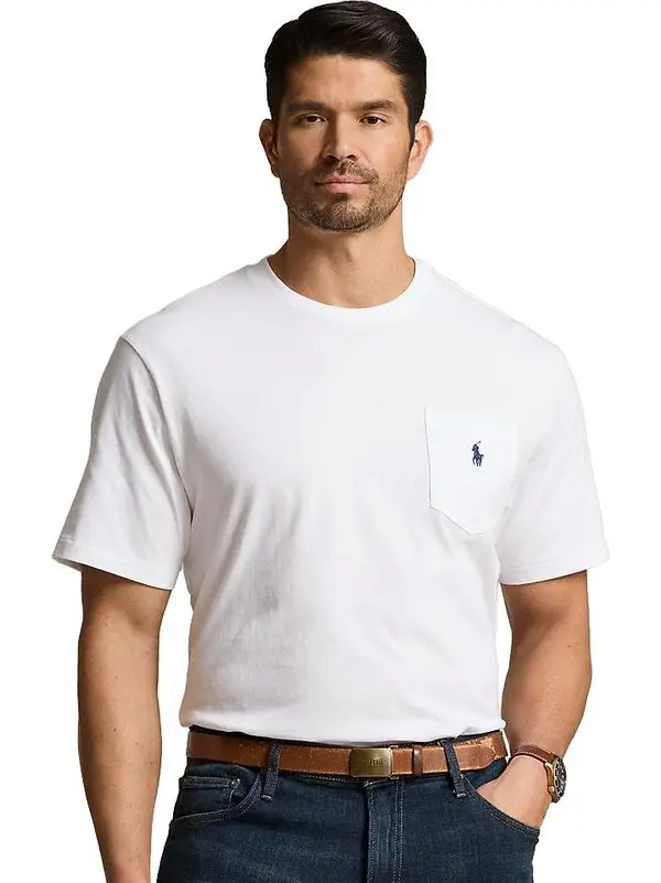 Ralph Lauren Jersey Pocket T-shirt - White