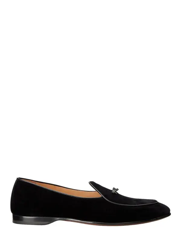 Ralph Lauren Belvin Velvet Slipper - Black