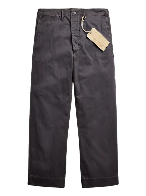 Ralph Lauren Herringbone Twill Field Pant - Washed Black
