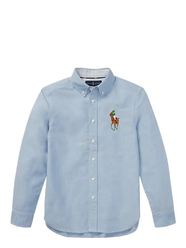 Ralph Lauren Big Pony Cotton Oxford Shirt - Blue
