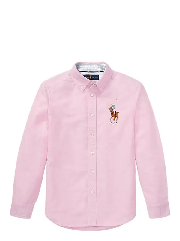 Ralph Lauren Big Pony Cotton Oxford Shirt - Pink