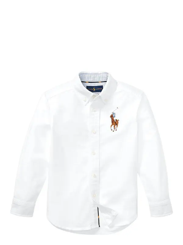 Ralph Lauren Big Pony Cotton Oxford Shirt - White