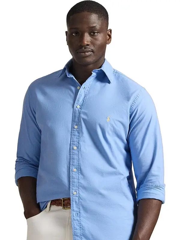 Ralph Lauren Washed Oxford Shirt - Bristol Blue