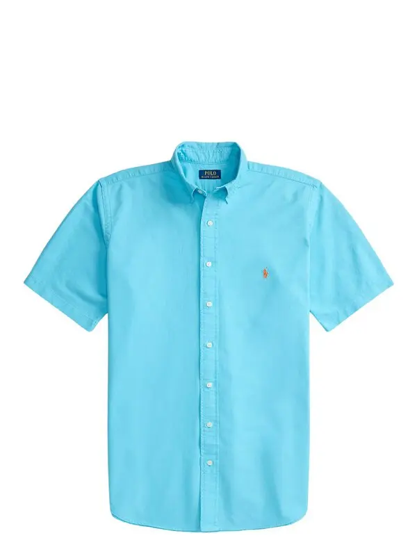 Ralph Lauren Garment-dyed Oxford Shirt - Perfect Turquoise
