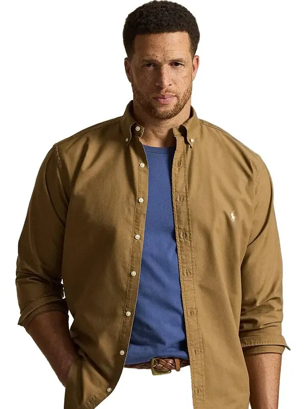 Ralph Lauren Washed Oxford Shirt - Rl Brown
