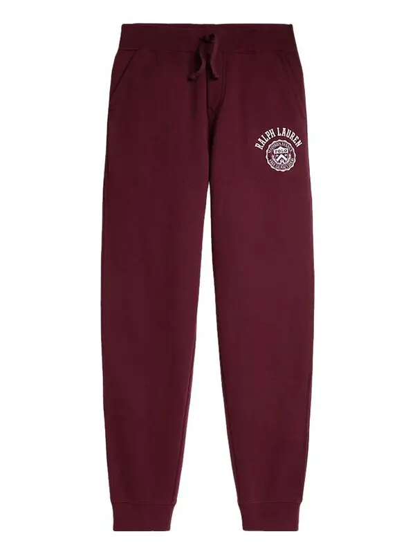 Ralph Lauren Logo Fleece Jogger Pant - Classic Wine