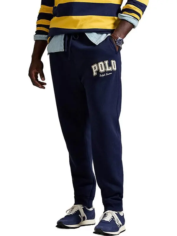 Ralph Lauren Logo Fleece Jogger Pant - Cruise Navy