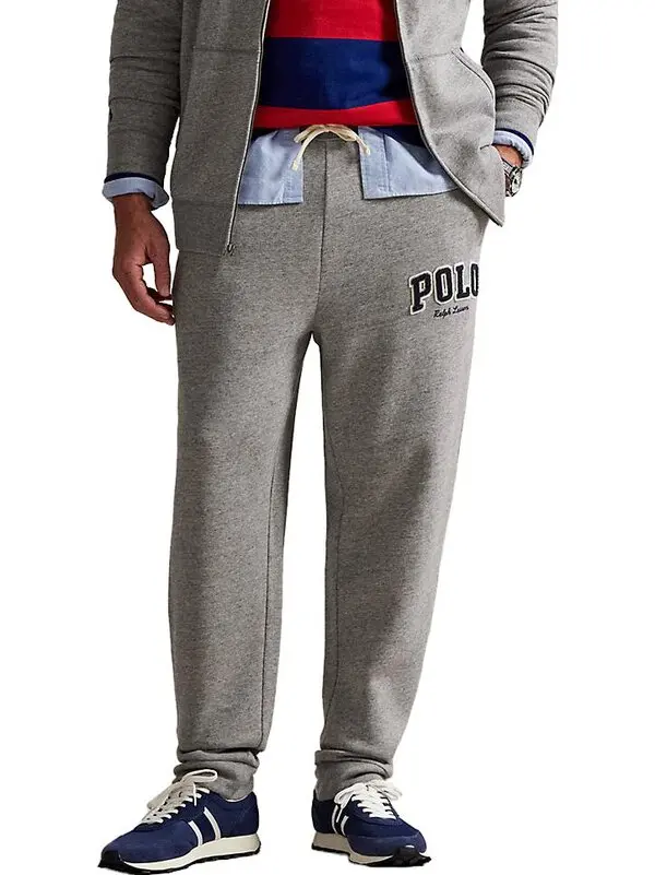 Ralph Lauren Logo Fleece Jogger Pant - Dark Vintage Heather