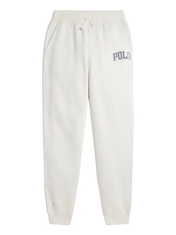 Ralph Lauren Logo Fleece Jogger Pant - Deckwash White