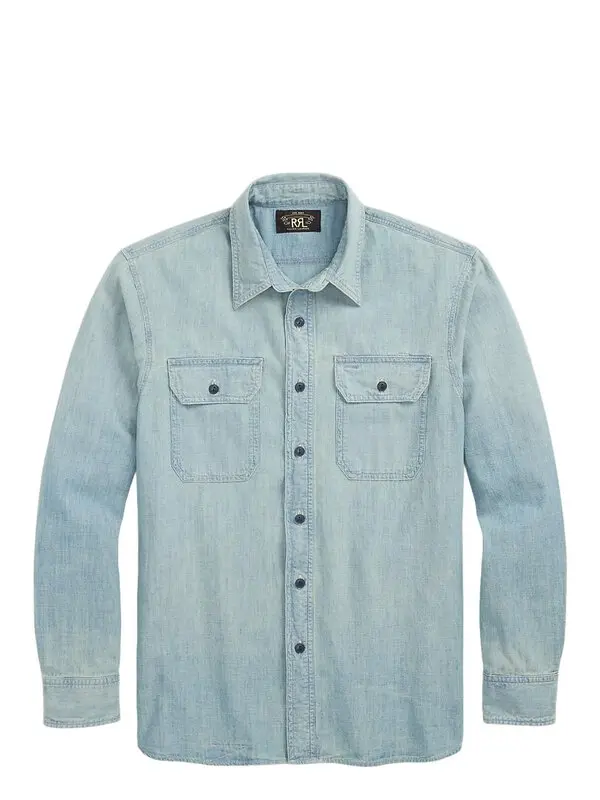 Ralph Lauren Chambray Workshirt - Medium Wash