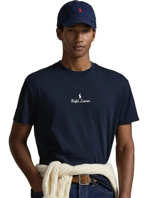 Ralph Lauren Classic Fit Logo Jersey T-shirt - Aviator Navy