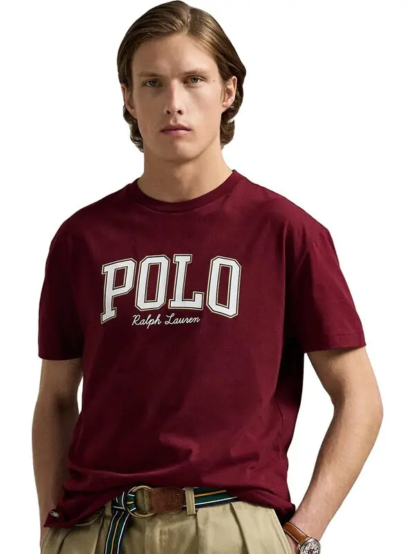 Ralph Lauren Classic Fit Logo Jersey T-shirt - Classic Wine