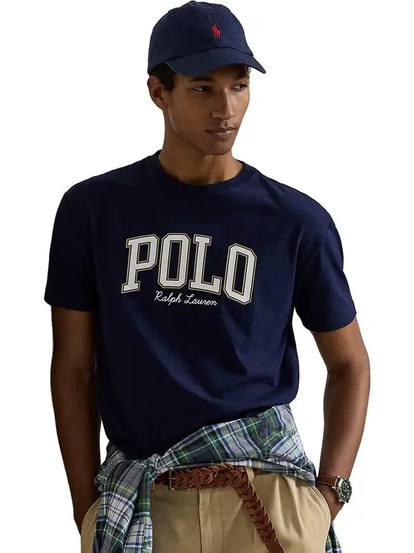 Ralph Lauren Classic Fit Logo Jersey T-shirt - Cruise Navy