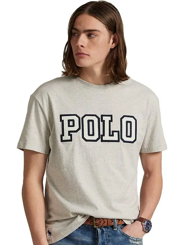 Ralph Lauren Classic Fit Logo Jersey T-shirt - Lightt Sport Heather