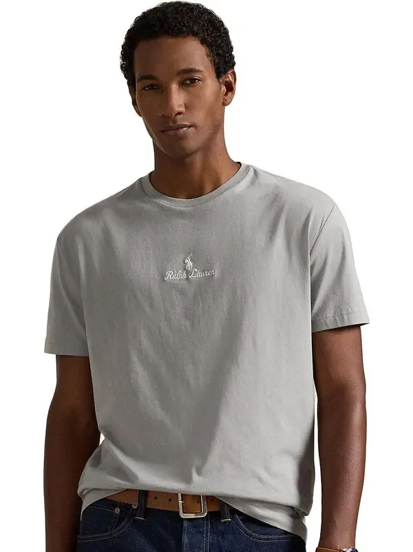 Ralph Lauren Classic Fit Logo Jersey T-shirt - Soft Grey