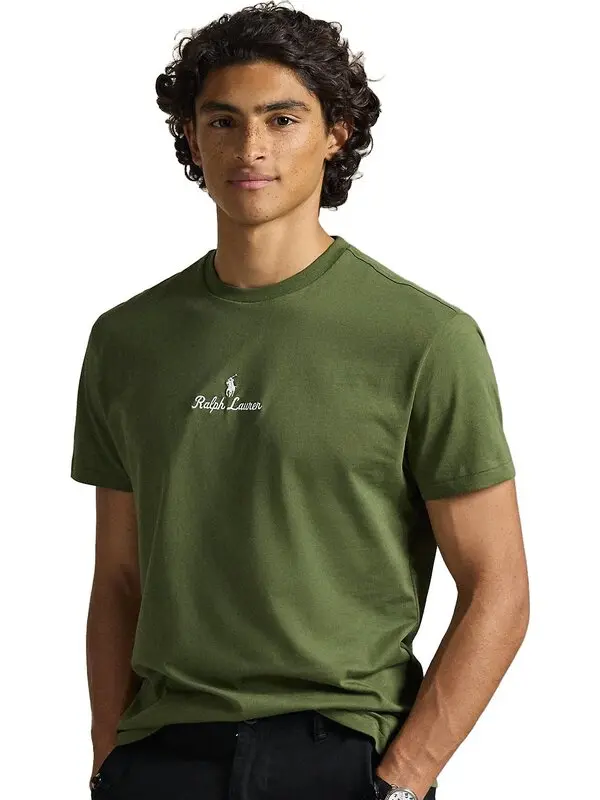 Ralph Lauren Classic Fit Logo Jersey T-shirt - Supply Olive